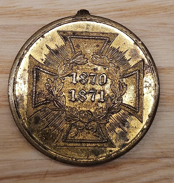PREUSSEN KRIEGSDENKMÜNZE 1870/71 – Dem siegreichen Heere – Original ...