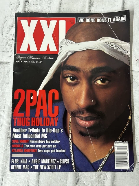 XXL MAGAZINE OCTOBER 2002 #41 Tupac Shakur 2pac Suge Knight Shock-G Khia Clipse £39.16 - PicClick UK