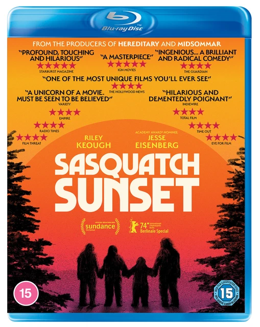 SASQUATCH SUNSET (BLU-RAY) Jesse Eisenberg Riley Keough Christophe ...