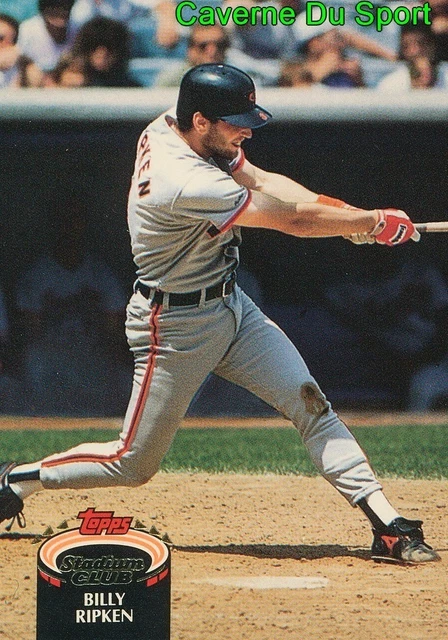 533 BILLY Ripken Baltimore Orioles Topps Baseball Card Stadium Club ...