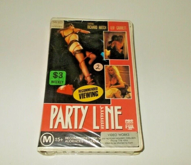 PARTY LINE VHS Pal CBS FOX 1990 original case $43.51 - PicClick