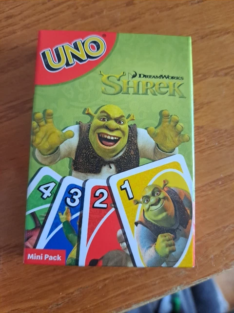SHREK MCDONALD'S UK Happy Meal 2024 'DreamWorks' Mini UNO Game packs £2 ...