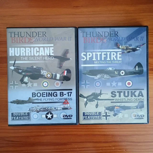THUNDERBIRDS OF WORLD War 2: Spitfire/Stuka & Hurricane/Boeing B-17 DVD ...