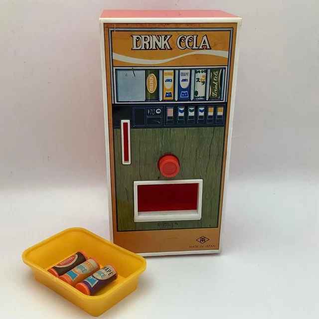 VINTAGE 1970S MASUDAYA Mini Cola Vending Machine Toy – Rare Showa Japan ...
