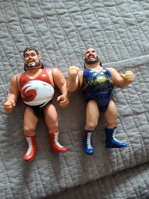 WWF/WWE THE NATURAL Disasters Earthquake Typhoon Hasbro Action Figure ...