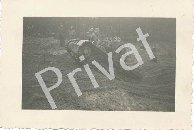 FOTO WK 2 Fahrschule tank Panzer Panzerjäger Gelände Zossen Deutschland ...