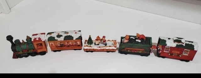 VINTAGE 1994 NORTH Pole Express Christmas Train Set - Set of Five £27. ...