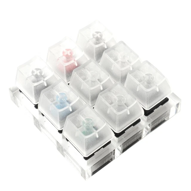 ACRYLIC 9-AXIS TESTER Mechanical Keyboard Sampler Keycap Switch For ...