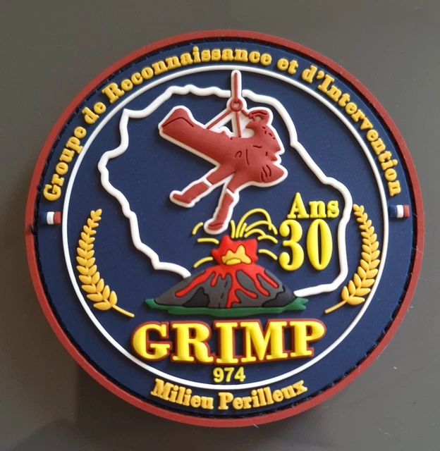 ÉCUSSON PATCH SAPEURS-POMPIERS La Réunion 974 Grimp 30 Ans EUR 24,90 ...