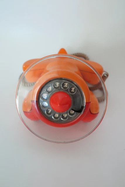 OLD VINTAGE 1970'S Alexander Graham Rotary Dial Airplane Telephone ...