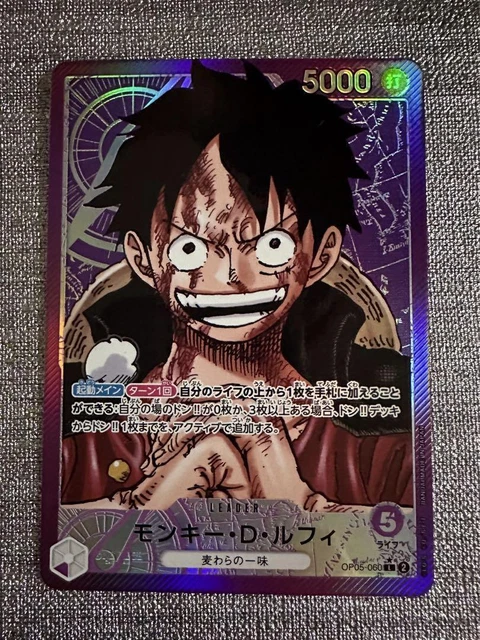 CARTA ONE PIECE Monkey D Luffy OP05-060 Leader Parallel 53114 EUR 57,10 - PicClick IT