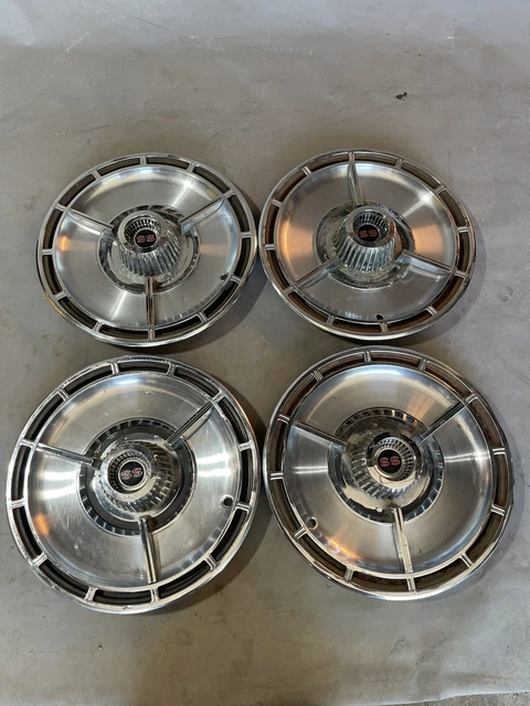 ‘64 1964 CHEVY Impala SS Chevelle Malibu Wheel Covers Hubcaps Spinner ...