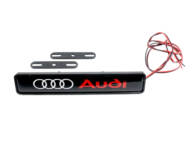 SCHWARZ ABZEICHEN LED Emblem Gitter Für AUDI A3 S3 A4 S4 A5 S5 A6 S6 ...