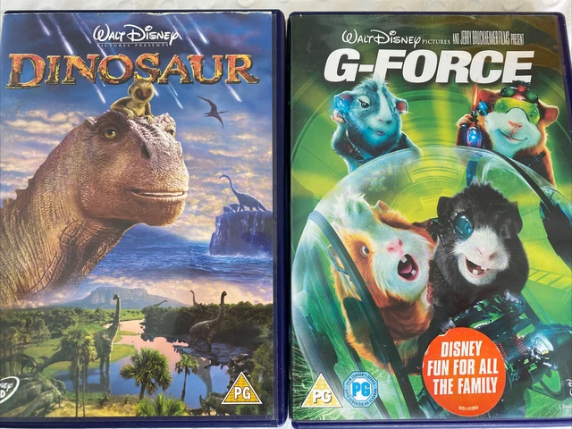 WALT DISNEY DVD lot - G-Force and Dinosaur , fun and exciting PG films ...