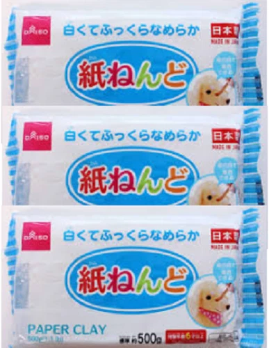 [NEW] DAISO PAPER Clay White 500g x 3 Peices From Japan £6.93 - PicClick UK