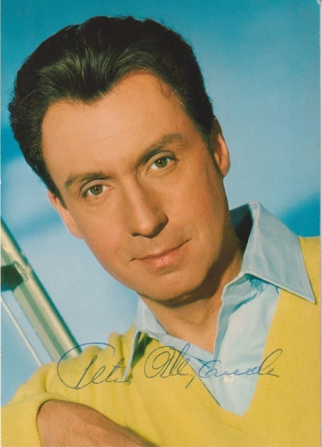 PETER ALEXANDER ORIGINAL Autogramm signierte Ariola Postkarte 60er ...