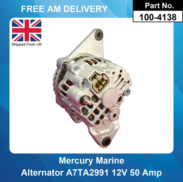 ALTERNATOR FOR MERCRUISER Diesel Engines D1.7L DTI (Alpha) 01-On ...
