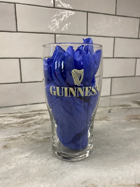 VINTAGE GUINNESS BREWERY Ireland Harp Beer Pint Drink Glass Barware Ale Irish £14.22 - PicClick UK