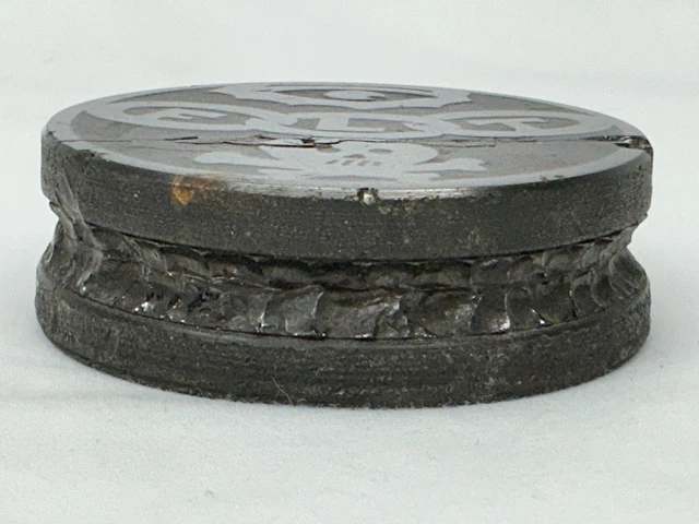 INDEPENDENT ORDER OF Odd Fellows IOOF Skull Crossbones 3” Round Coal ...