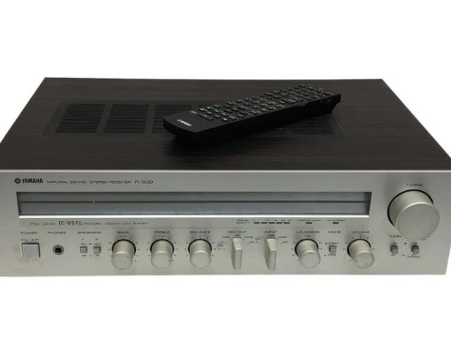 VINTAGE YAMAHA R-500 AM/FM Natural Sound Stereo Receiver 40W - Sounds ...