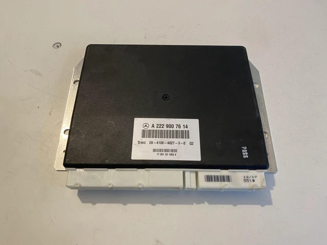 MERCEDES S CLASS W222 Air Suspension Active Pneumatic Control Module ...