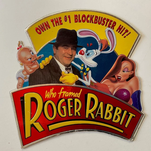 WHO FRAMED ROGER Rabbit Video Store Standee - Jessica Rabbit Embossed ...