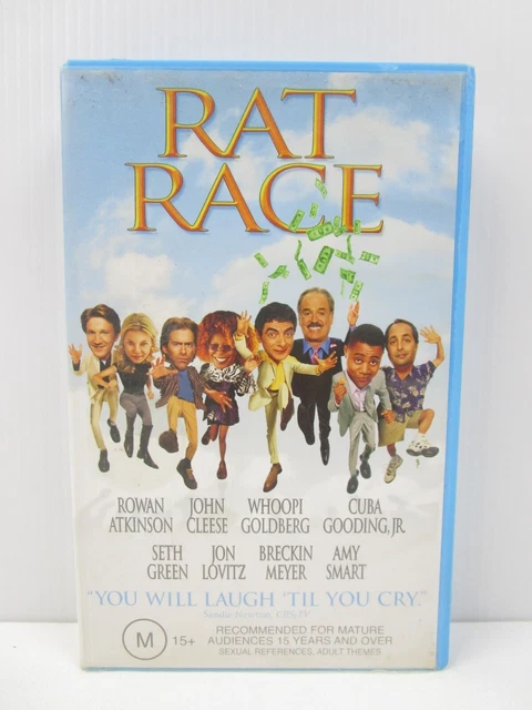 RAT RACE, ROWAN Atkinson, Breckin Meyer, VHS Tape, Vintage Video, Movie ...