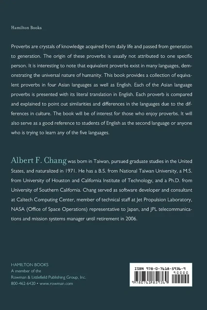 ALBERT F. CHANG | Collection of Equivalent Proverbs in Five Languages ...