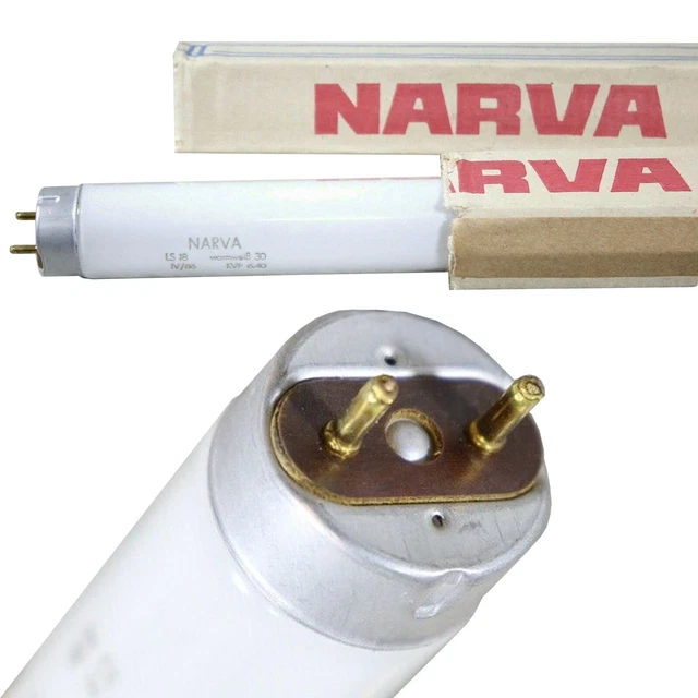 12 X LEUCHTSTOFFRÖHRE Leuchtstofflampe 60cm NARVA Röhre LS 18 Watt warmweiß 30 EUR 13,35 ...