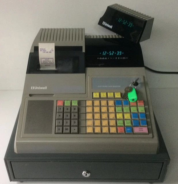 UNIWELL NX-5400F ELECTRONIC Cash register Complete With Till Rolls And ...