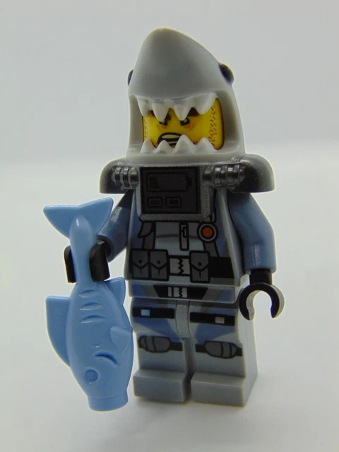 GENUINE LEGO NINJAGO Movie Shark Army Great White Scuba Suit Air Tank ...