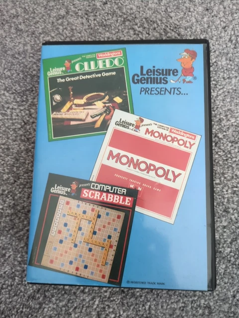 CLUEDO/MONOPOLY/SCRABBLE COMPILATION - Commodore 64 - Leisure Genius £8 ...