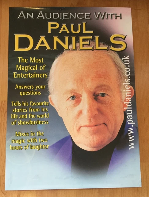 RARE MAGIC POSTER: An Audience with Paul Daniels (Around 2001) - GOOD ...