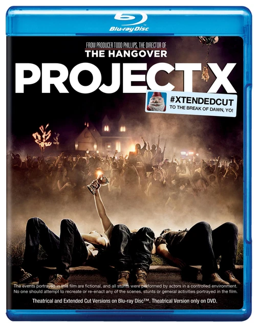 PROJECT X (EXTENDED Cut) (Blu-ray) Thomas Mann Oliver Cooper EUR 20,13 ...