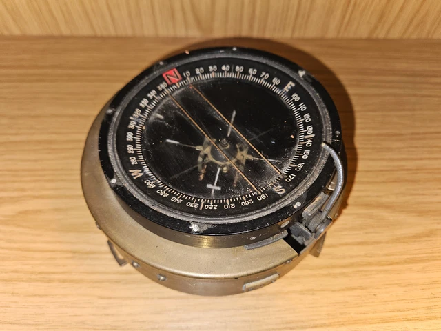 WW2 WWII RAF 40's Spitfire Aircraft Cockpit P8 Fighter Pilots Compass ...