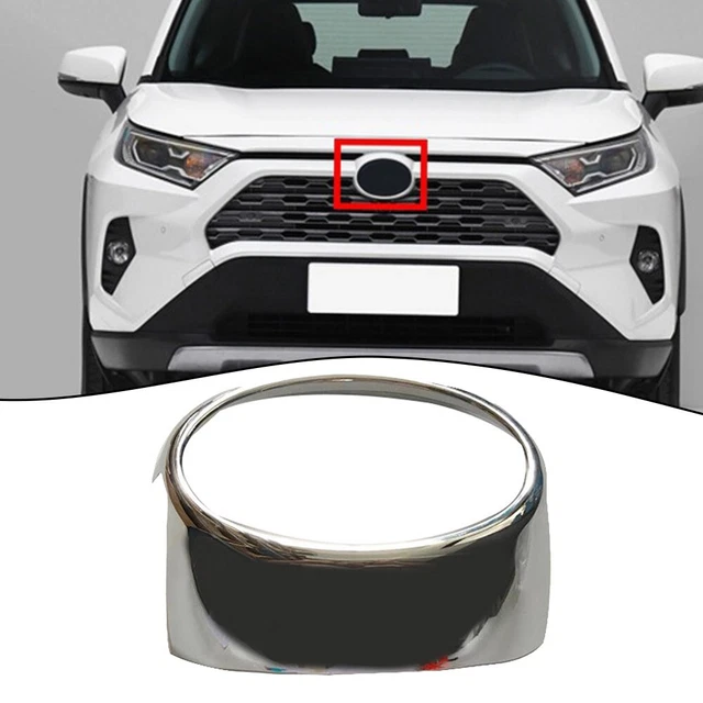 POUR RAV4 2019-2023 chrome calandre logo cadre d coratif housse ...
