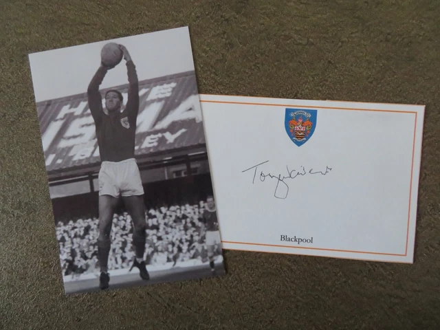 TONY WAITERS - Blackpool & England signed card set £7.58 - PicClick UK