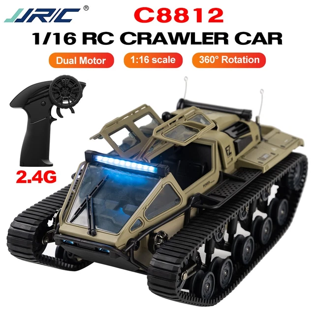 JJRC C8812 1:16 Drift Crawler Vehicle 360° Rotation 13 Light Mode RC ...