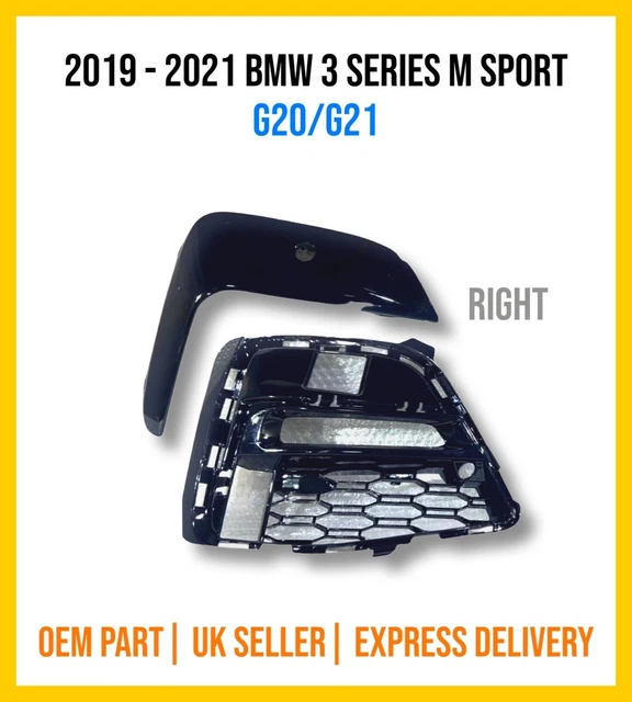 BMW 3 SERIES G20 G21 M Sport Front Bumper Fog Grill Set Right 8089202 ...