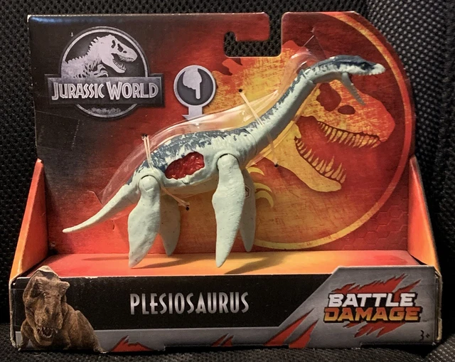 MATTEL JURASSIC WORLD Battle Damage Plesiosaurus Toy Figure MIB EUR 54 ...