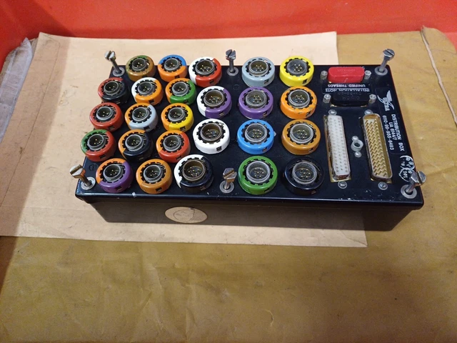 AIRCRAFT PARTS VARIOUS COCKPIT PANEL INTERCOM DISTRIBUTION BOX £5.50 ...