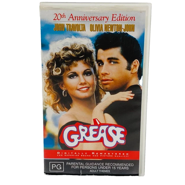 GREASE VHS VIDEO 1998 20th Anniversary Edition Olivia Newton John ...