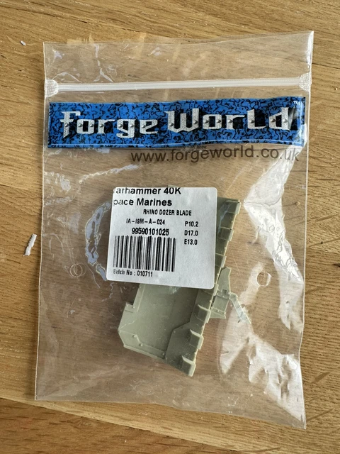 WARHAMMER 40K FORGE World Rhino Dozer Blade EUR 75,00 - PicClick FR