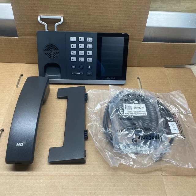 YEALINK SIP-T55A IP Office Phone w/ Handset & Stand GRADE A $62.37 ...