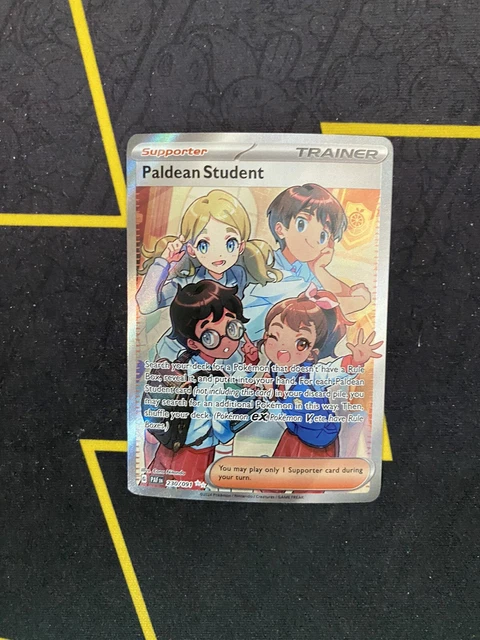 POKÉMON - PALDEAN Student 230/091 - Full Art - Paldean Fates - Ultra ...