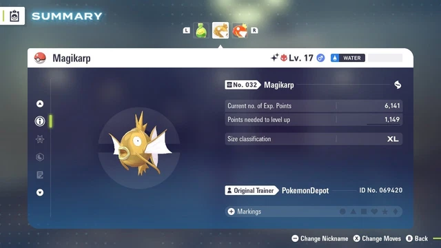 6IV UNTOUCHED SHINY Magikarp Pokemon Legends ZA *SAME DAY* $1.73 ...