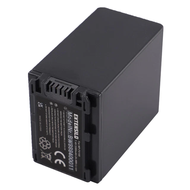 2 BATTERIES POUR Sony HXR-NX100 HXR-NX30 HDR-XR550VE HXR-NX3 3300mAh 7 ...