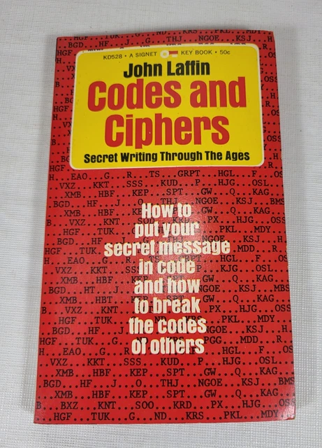 CODES AND CIPHERS Secret Writing Through The Ages, John Lafflin, 1967 £ ...