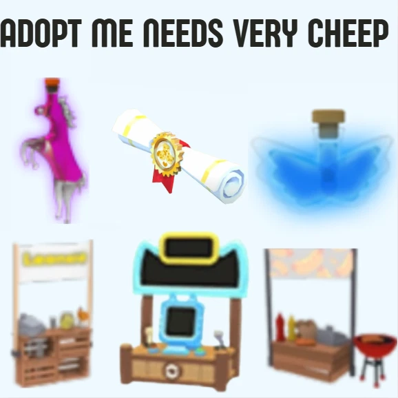 ROBLOX ADOPT ME Potions/Needs (Fly Potion/Ride Potion) EUR 9,99 ...