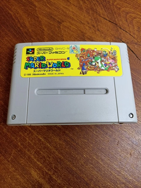 SUPER MARIO WORLD Super Famicom SFC Nintendo SNES Japon A241 EUR 9,99 ...